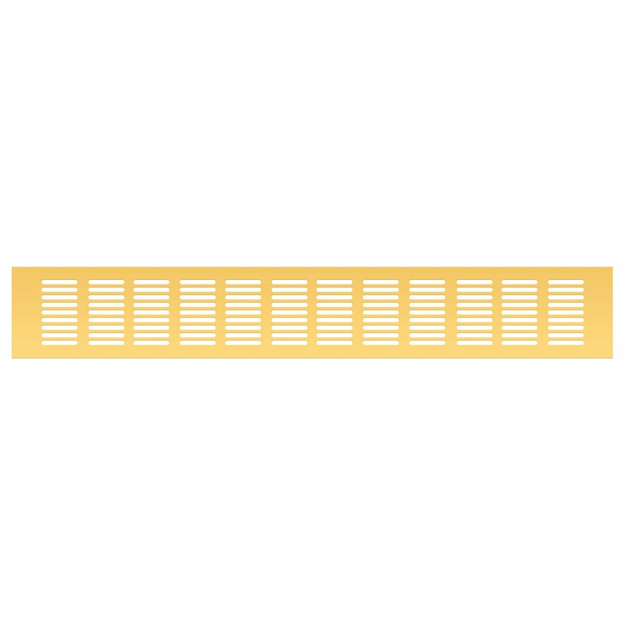 Вентиляционная решетка Благовест 80x500, золото
