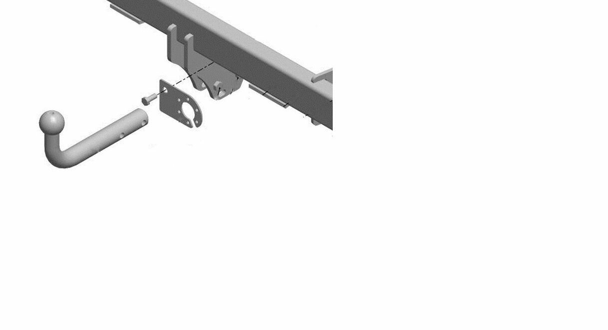 Фаркоп для Volvo XC 70 (2007-) (без электрики) (паспорт и сертификат) AvtoS. VL03