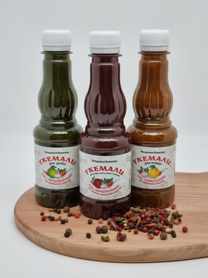 Набор 3 соуса "Птица, рыба, шашлык" ассорти №2 750мл