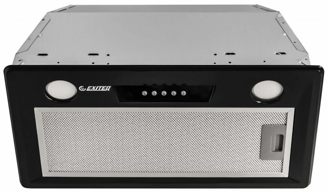 Вытяжка Exiteq EX 1266, встраиваемая, 1000 м3/ч, 3 скорости, металл
