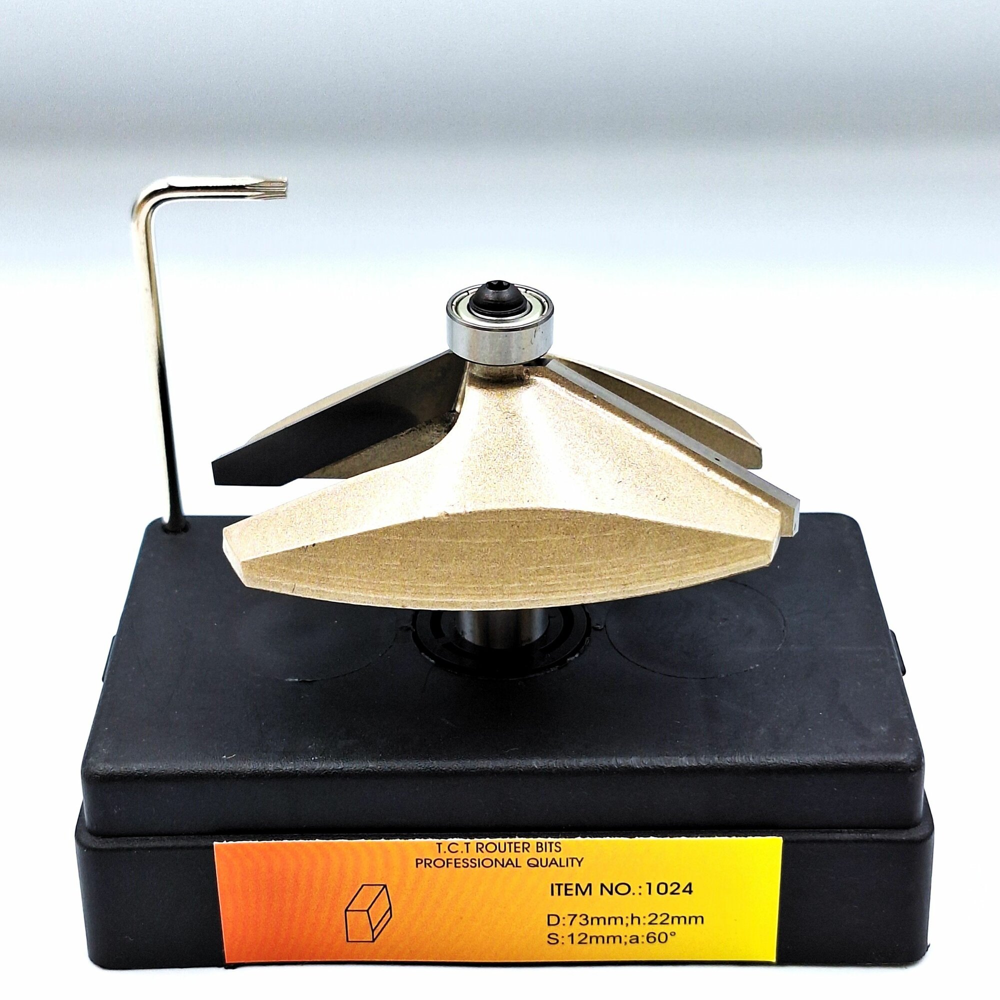 Фреза Globus 1024 D73 S12 60 градусов, кромочная конусная