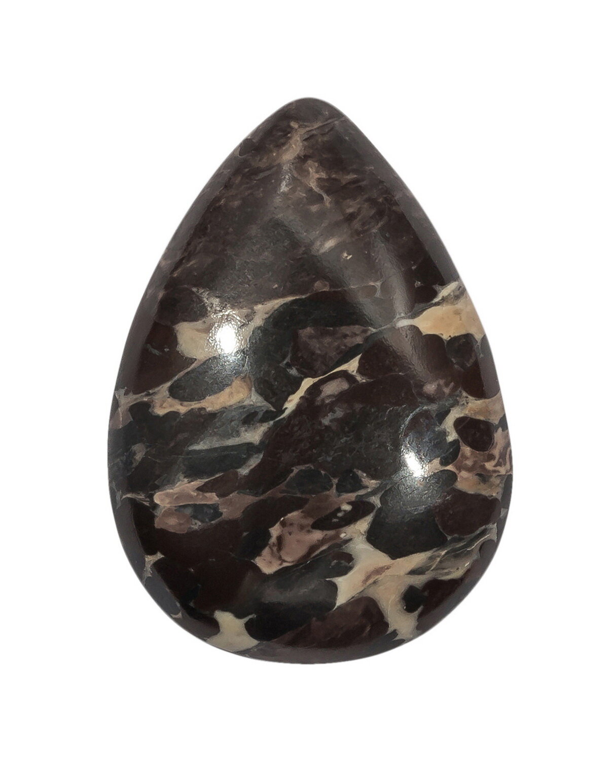 Кабошон Яшма (Намибия), размер: 43х31х6 мм, натуральный минерал.