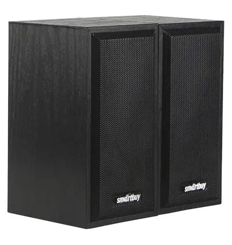 Колонки мультимедийные SmartBuy ONE, дерево, 6 Вт, питание от USB, черная (SBA-101)/20