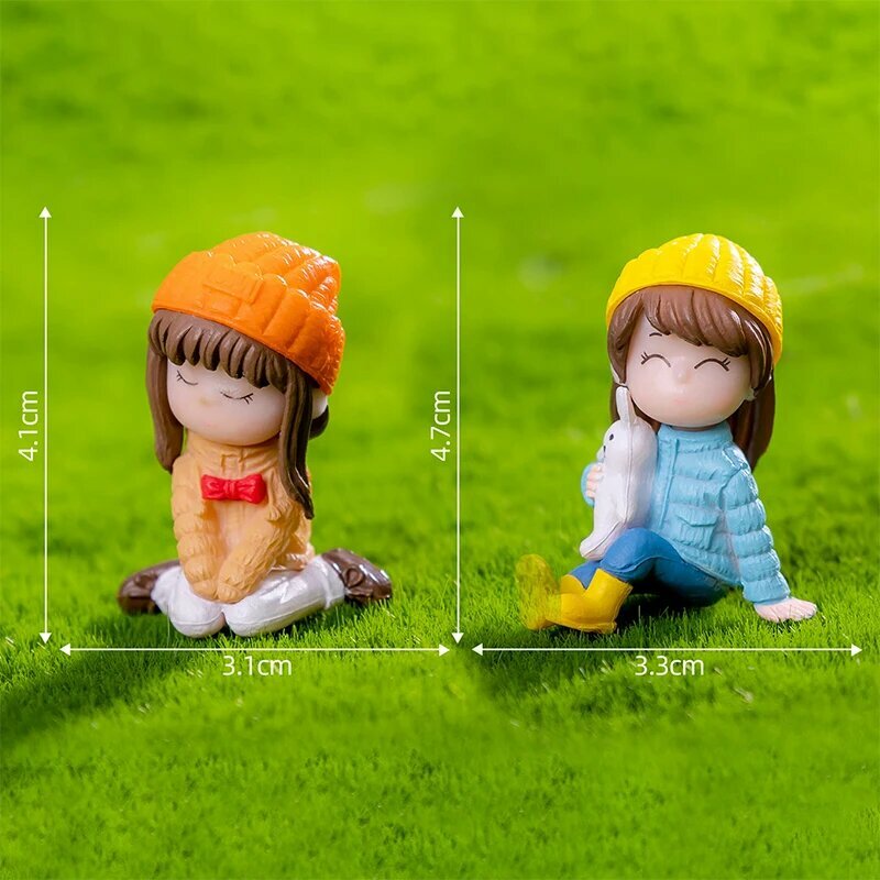 Миниатюрные фигурки друзей, 2 шт, Цвет: B