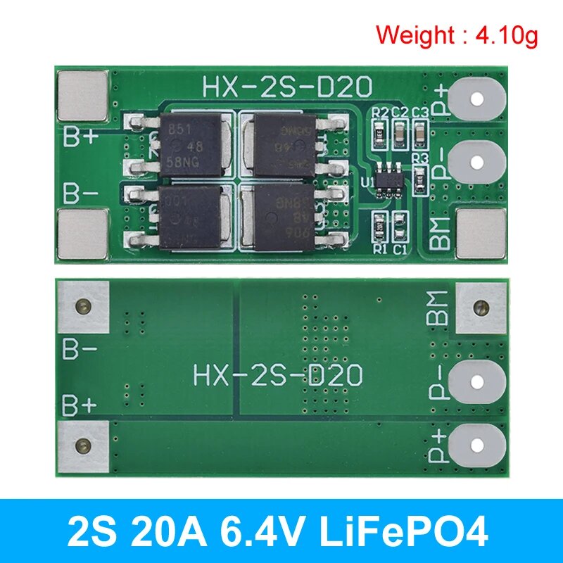 TZT 2S литий-железофосфатная плата защиты от заряда аккумулятора 18650/32650 3.2V LiFePO4
