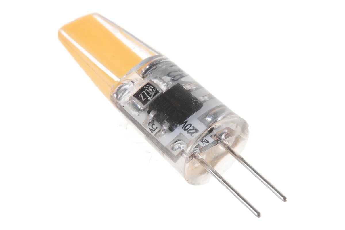 Лампа светодиодная PLED-G4 COB 3Вт капсульная 3000К тепл. бел. G4 240лм 220В JazzWay 2857446