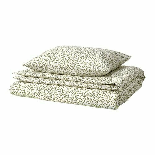 Комплект постельного белья Ikea Sorgmantel, постельное белье Икеа Соргмантел, пододеяльник и наволочка, 150х200/50х60 см