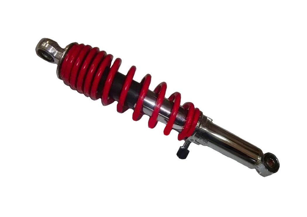 Амортизатор задний для мопеда Delta, Alpha, без стакана, цветная пружина