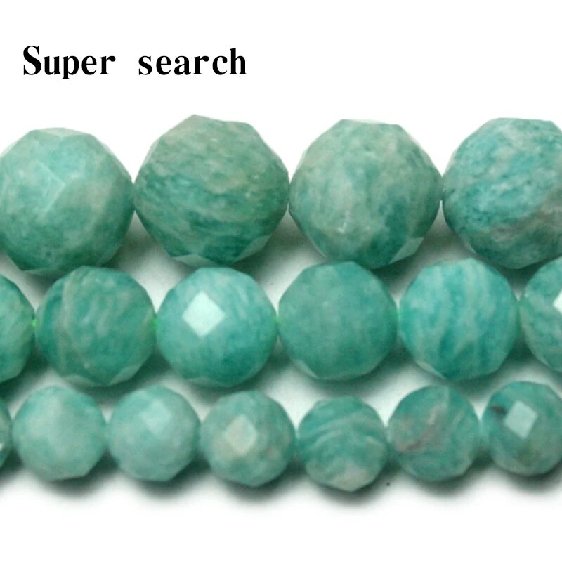 Бусины из амазонита Super search 6/8/10 мм 8mm 21pcs beads