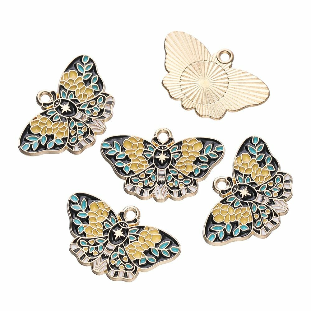 Металлические подвески-бабочки YouYoungDifferent для рукоделия Style 09