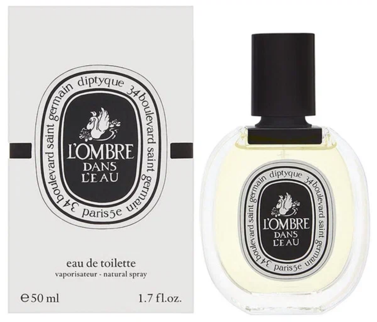 Туалетная вода Diptyque L'Ombre dans L'Eau женская, 50 мл