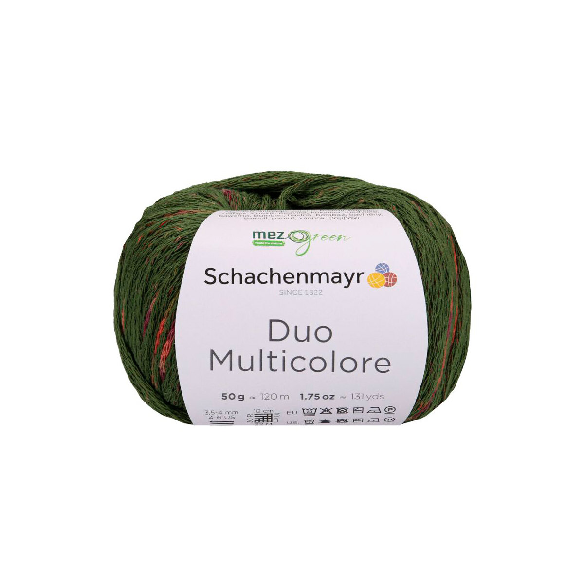 Duo Multicolore /Дуо Мультиколорэ/ пряжа Schachenmayr, MEZ, 9807008 (00070, olive (оливковый), зеленый)