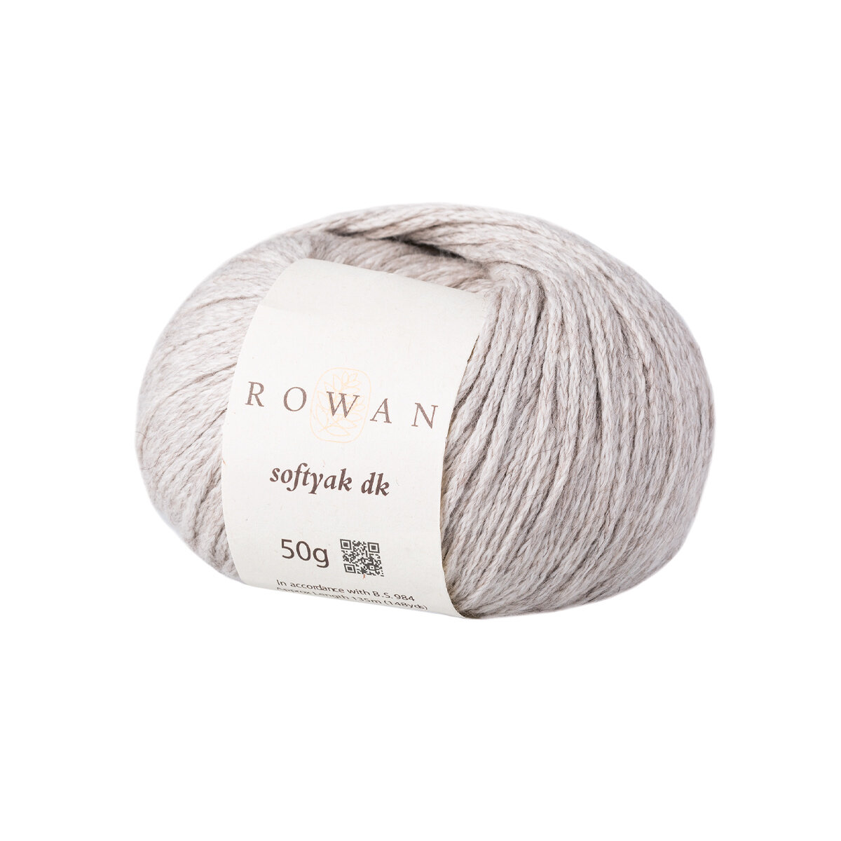 Softyak DK /Софт як ДК/ пряжа Rowan, 9802192 (230, cream (крем), серый)
