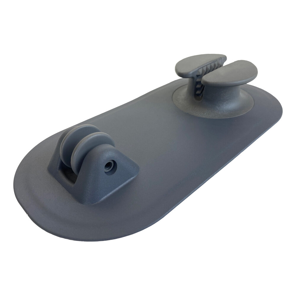 Рым утка якорный с роликом №1.1 серый 2шт