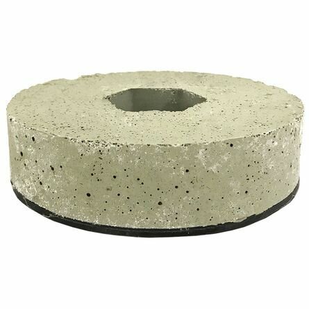 Абразивный сегмент PLATO 150 мм №400 (синтетик) "шестиграник", крепление "Улитка", ABRASIVI ADRIA (Абразиви Адриа)