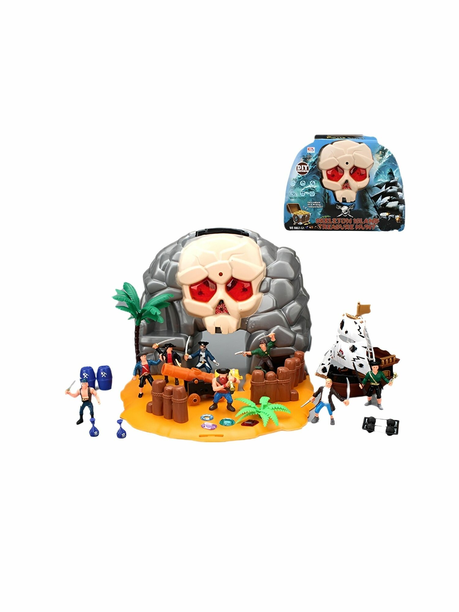 Игровой набор пирата "Остров скелетов"