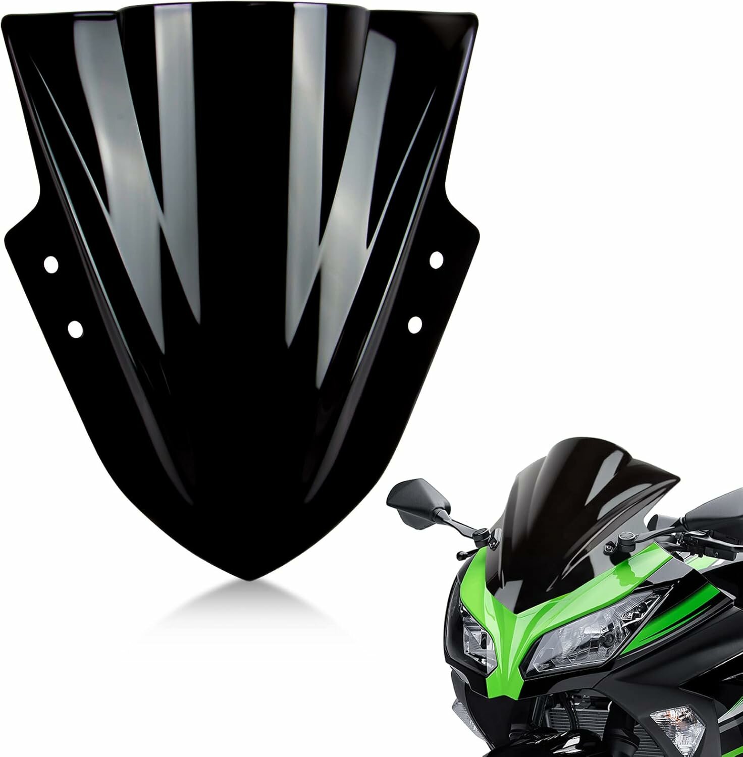 Ветровое стекло мотоцикла Kawasaki Ninja 300 EX300R 2013-2017