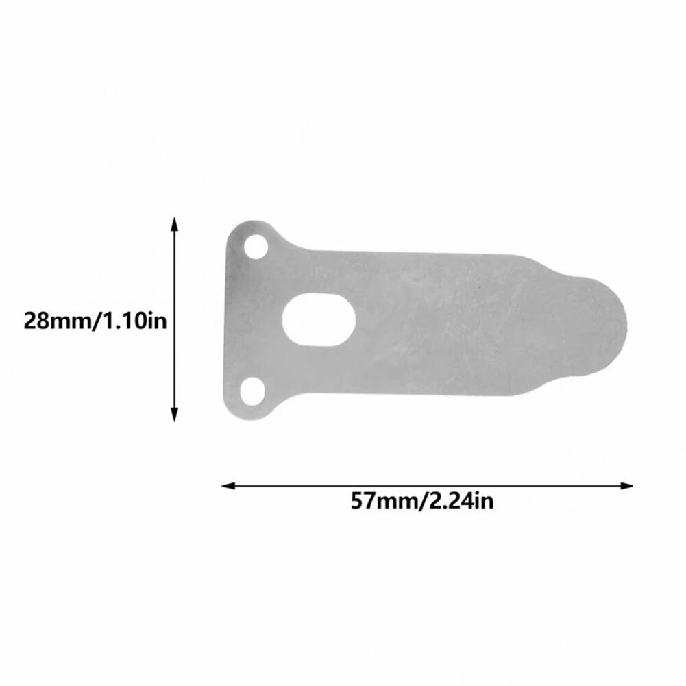5 шт. клапанные пластины в форме языка, металлические аксессуары для воздушного компрессора, длина 57 мм, набор фитингов для клапанов воздушного компрессора, электроинструмент Acce