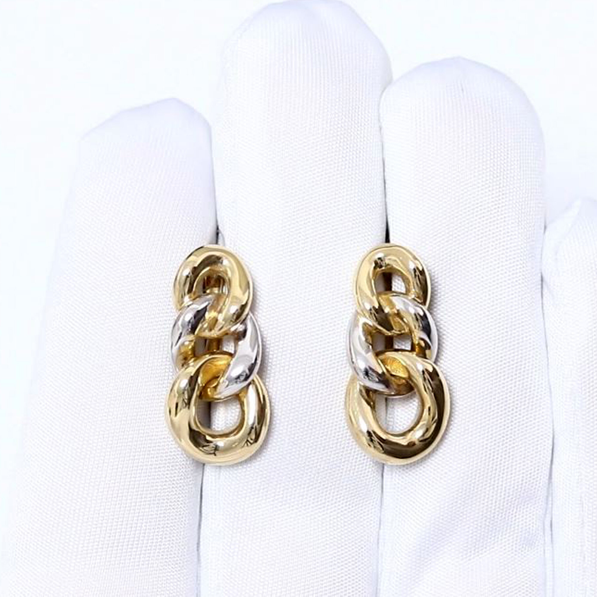 Серьги, желтое золото, 585 проба