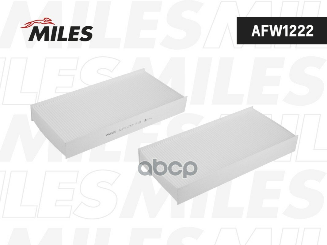 Фильтр салона CITROEN JUMPY/PEUGEOT EXPERT/FIAT SCUDO 07- (MANN-FILTER CU3847 Filtron K1238) AFW1222 Miles арт. AFW1222