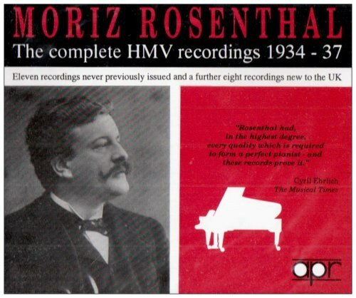 Диск ROSENTHAL, MORIZ The complete HMV recordings 1934-37 (2 CD)