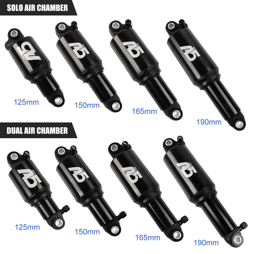 Амортизатор KS A5 для горных велосипедов, 125мм/150мм/165мм/190мм, подходит для складных и кросс-кантри велосипедов