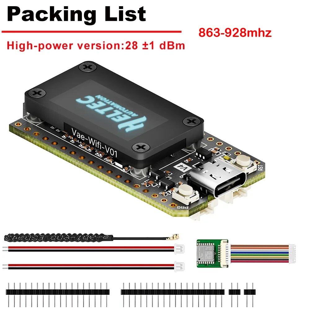 Heltec WiFi LoRa 32 V4, Screen with GPS