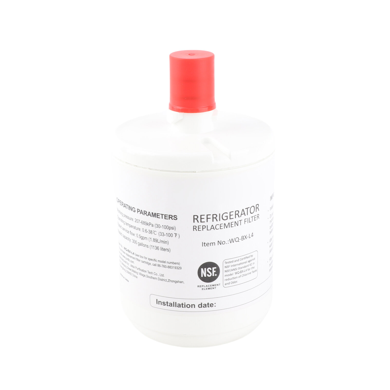 Сменный фильтр для воды в холодильнике, совместимый с LG LT500P 5231JA2002A GEN11042F-08 и Kenmore 46-9890 9890 ADQ7291, прочный фильтр