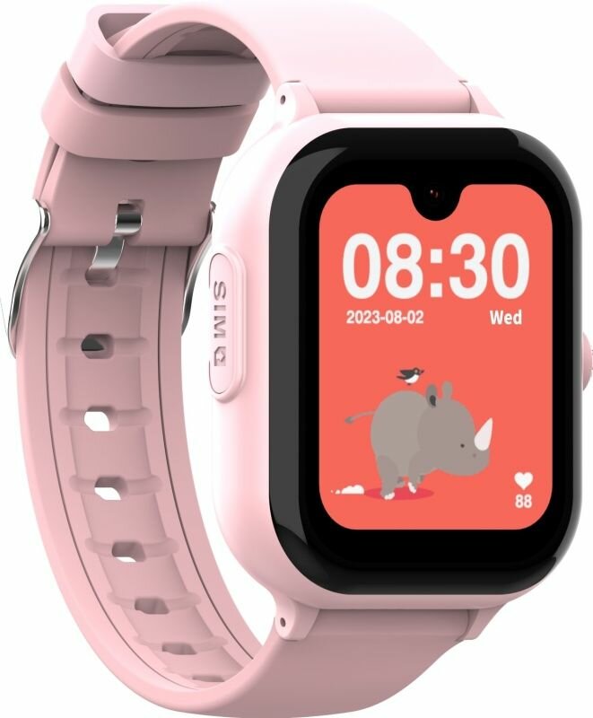 Детские Умные часы Aimoto Infinity 4G с AMOLED-экраном. Цвет: розовый.