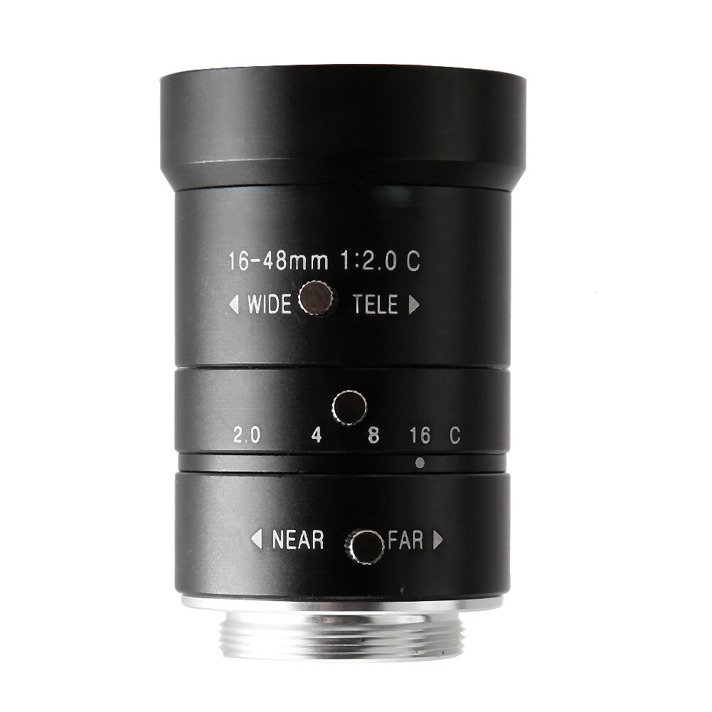 Объектив 3MP 16-48 мм с ручной настройкой для CCTV камер, C-Mount, высокое разрешение для систем видеонаблюдения