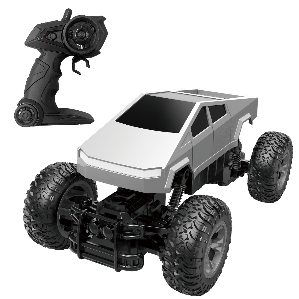 2.4GHZ радиоуправляемая машина пикап Cyberfootoffroad, 3.7V литий-ion аккумулятор, USB зарядка, задний привод, передние фары, задние фары, движение вперёд-назад, повороты лево-право, пластик/электронные компоненты, набор: машина*1, пульт*1,