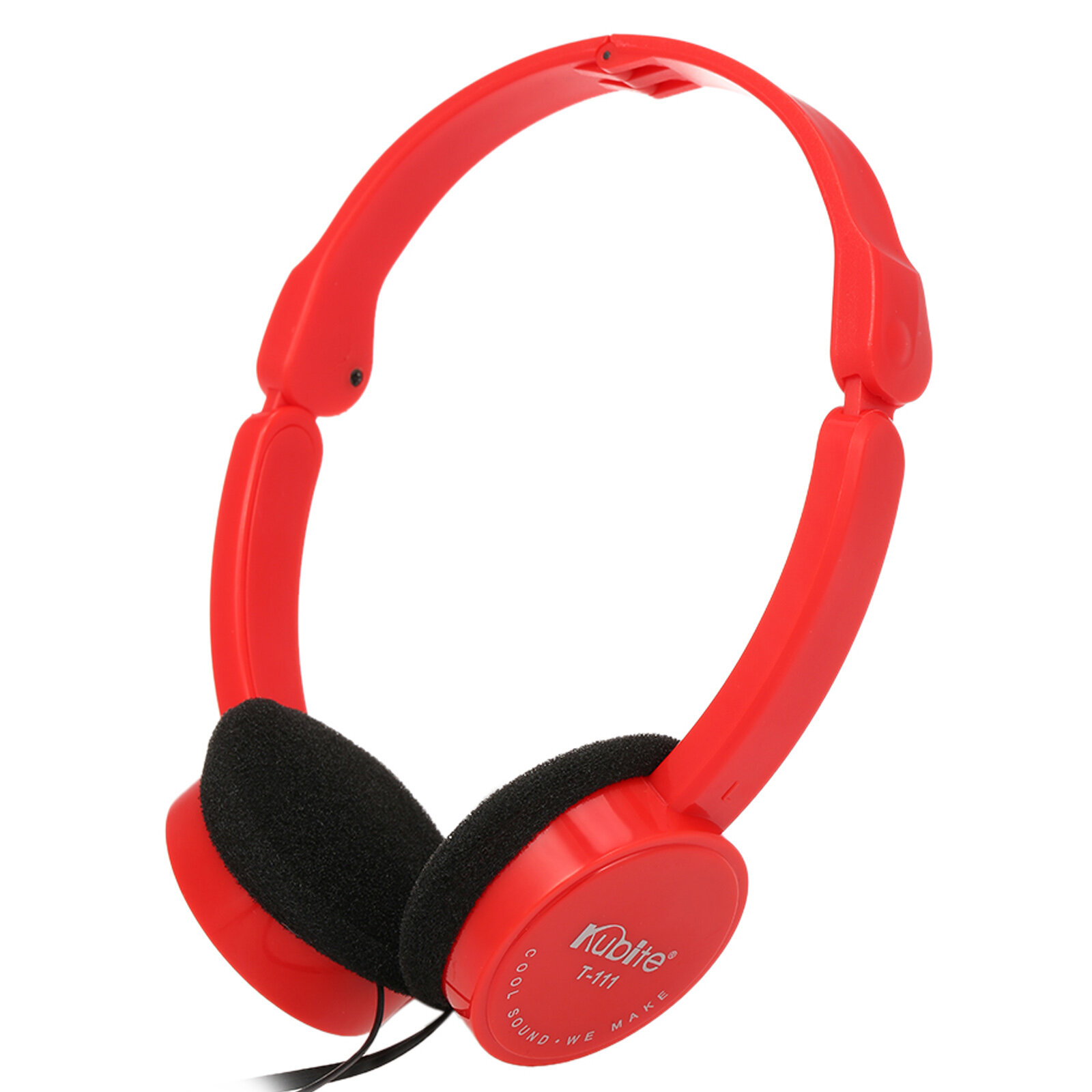 KUBITE T-111 Наушники Проводные Наушники На уши Складные С микрофоном 3.5mm Для Детей MP4 MP3 Смартфоны Ноутбуки Планшеты Черный Белый Синий Розовый Красный 60g 1.1m 27mm 32ohm 106dB 20-20000Hz