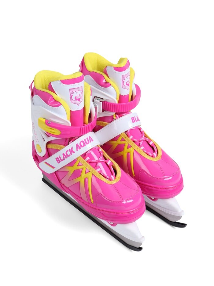 Коньки для фитнеса с роликовой платформой BlackAqua AS-410 (р.39-42, фуксия) 10964187