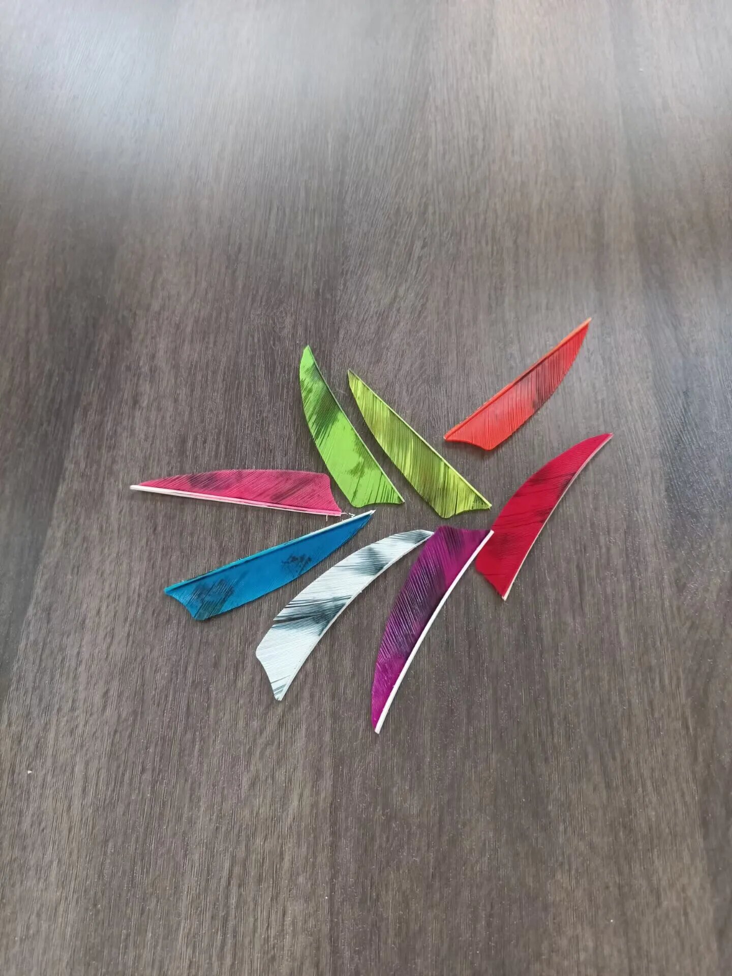 Перья для стрел из индейки 4 дюйма green, 20pcs