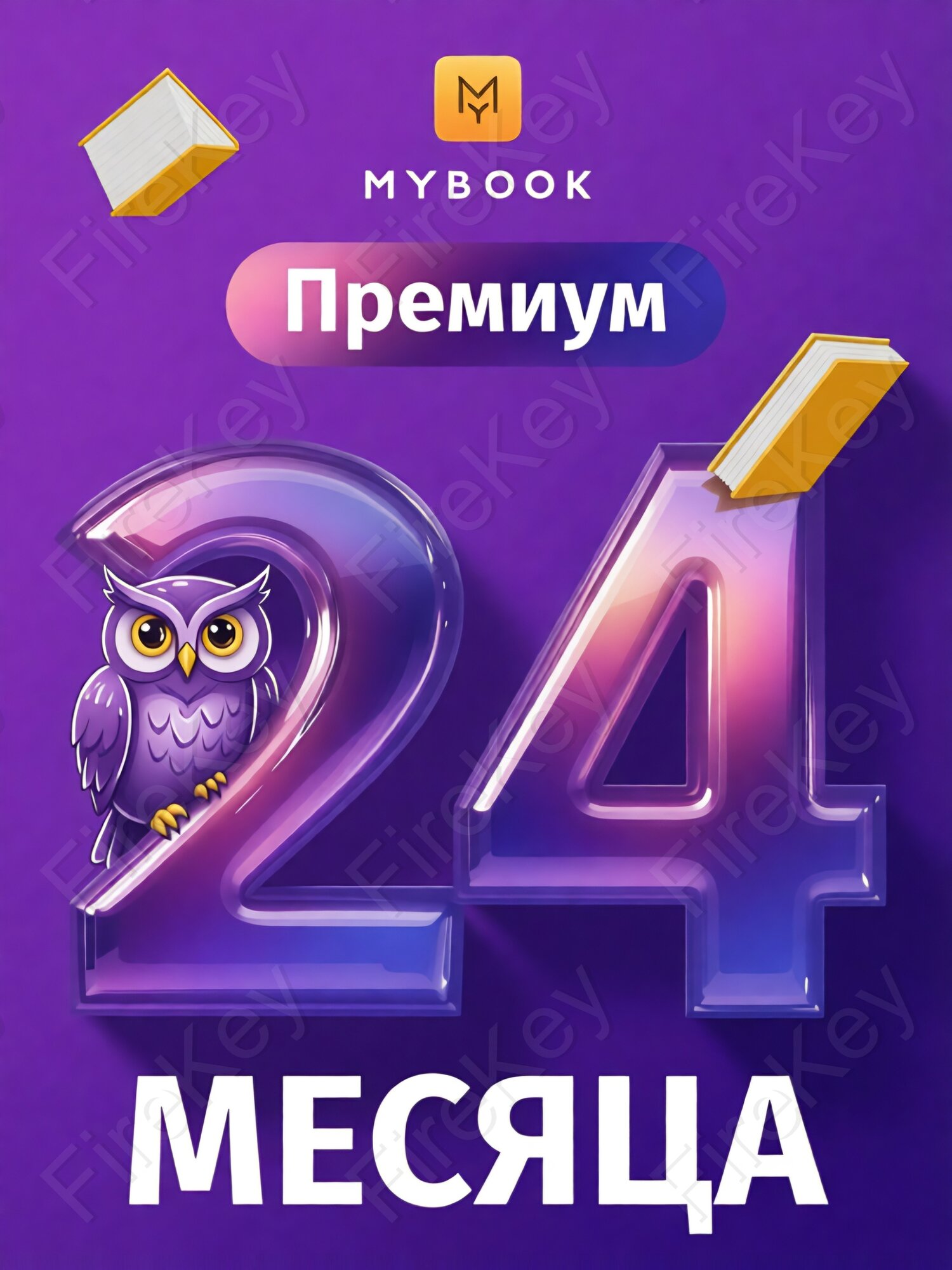 "MyBook Премиум 24" - подписка на 24 месяца на аудиокниги и электронные книги