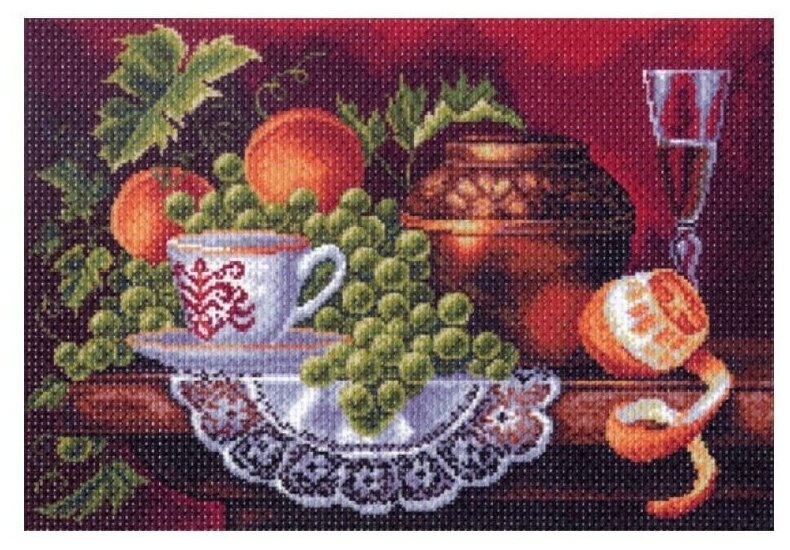 Рисунок на канве Матренин Посад "Фруктовый пир", 37x49 см