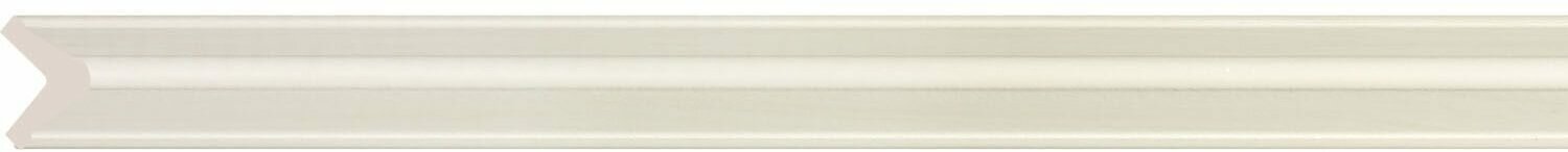 Угол декоративный, интерьерный багет 18х18х2400мм, белое дерево. Cosca. Набор 6шт.