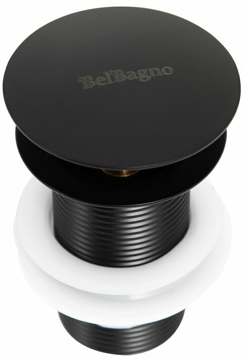 Bb-sc-nero донный клапан с системой без перелива, чёрный Belbagno