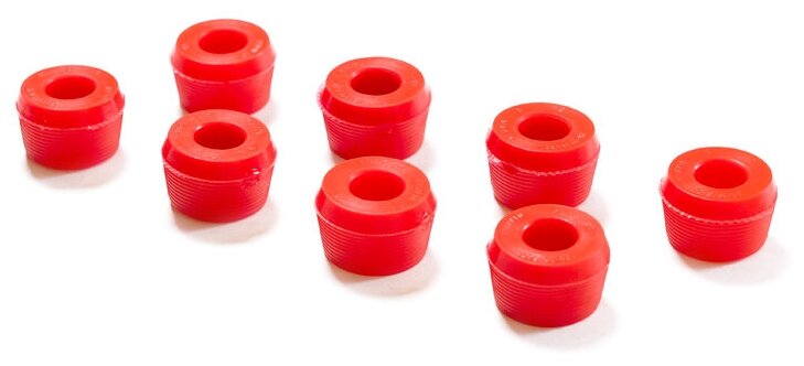 Втулка амортизатора Г-3302, 2410, УАЗ конусная полиуретан красный Drive 8 шт. CS-20