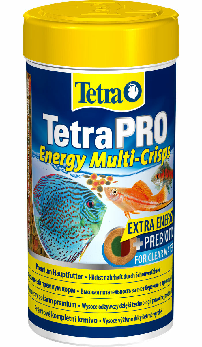 TETRA PRO ENERGY корм чипсы для всех видов рыб для дополнительной энергии (250 гр х 2 шт)