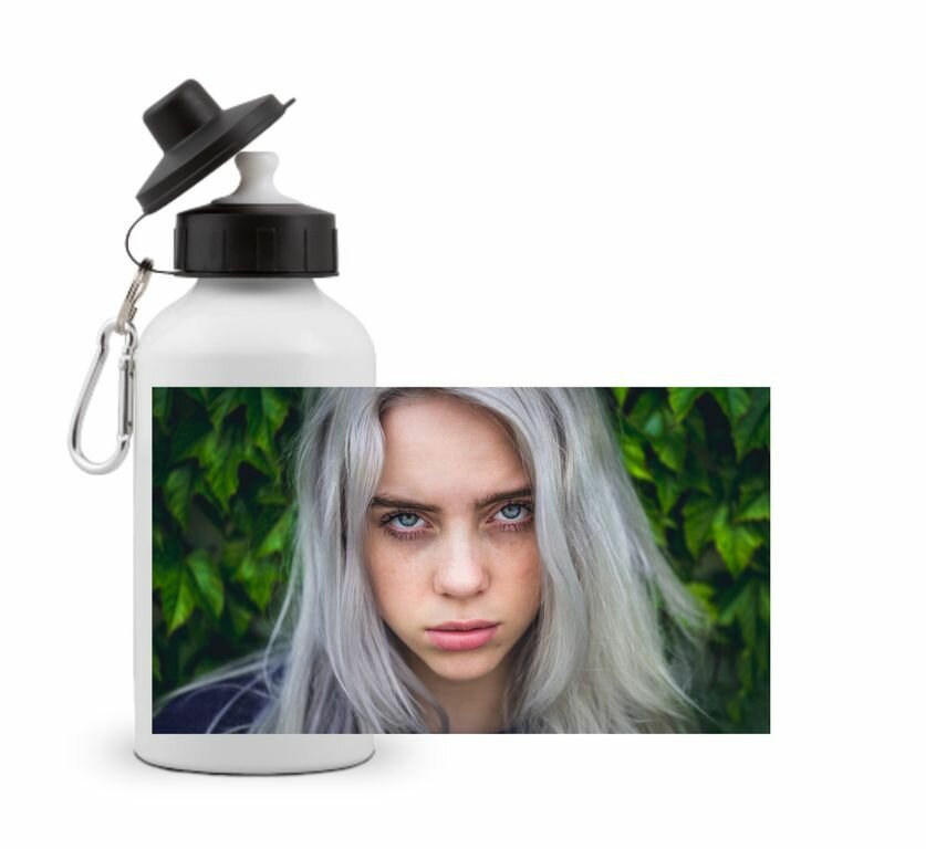 Спортивная бутылка Билли Айлиш, Billie Eilish №7