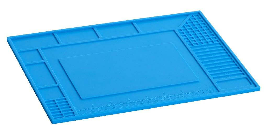 Силиконовый коврик ZD-154-1B Zhongdi, Размер: 209*295mm, С антистатиком, Теплостойкий