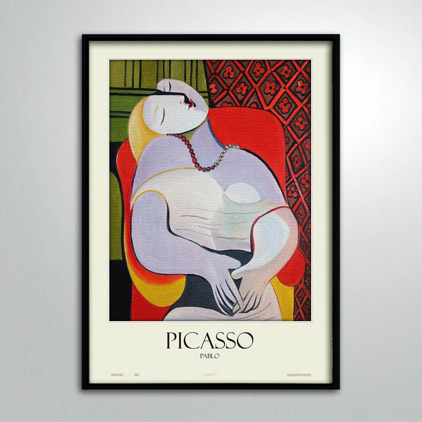 Постер без рамы/Картина на стену/Пабло Пикассо Сон (А2/420х594)