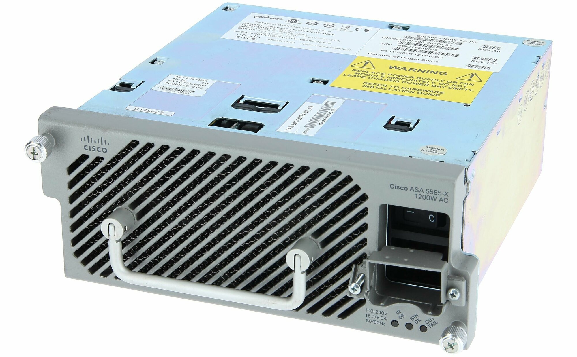 Блок питания Cisco ASA5585-PWR-DC 1150 Вт для ASA5585-Х