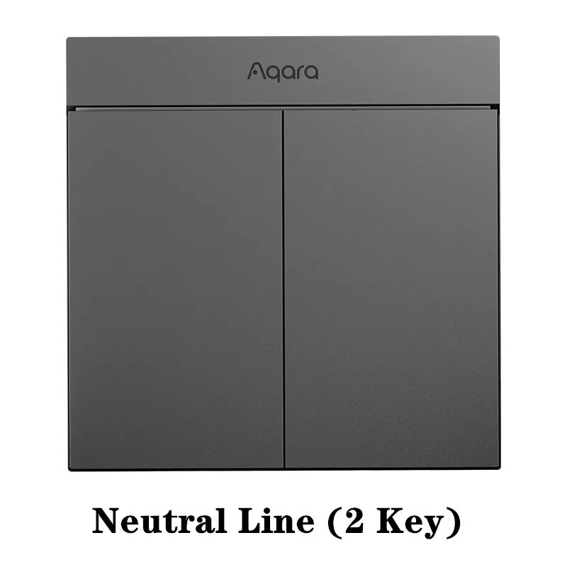 Aqara Smart Wall Switch H1M 6 Colors Zigbee Light Grey 2 Key
