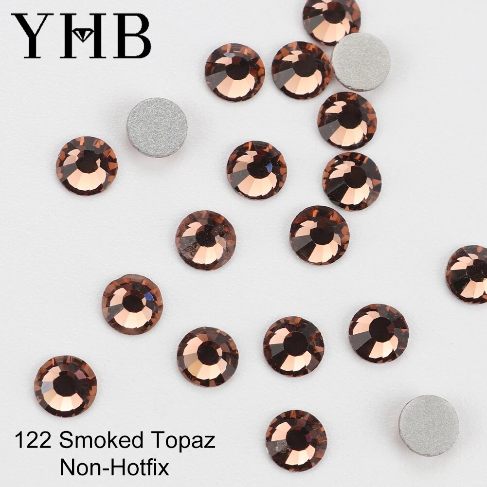 Стразы YHB 4mm SS16 122 Smoked Topaz, 1440шт