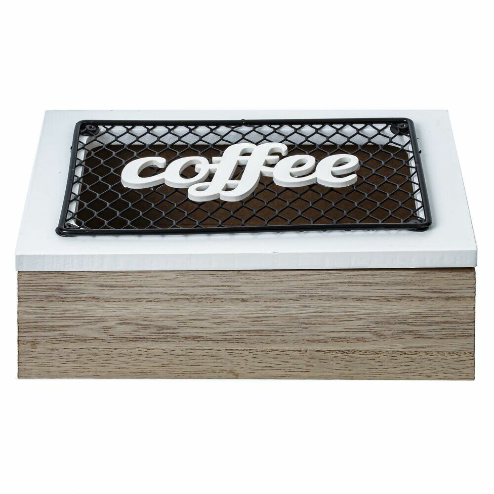 Шкатулка для чайных пакетиков / подставка для чайных пакетиков/ чайница, 18х13х7 см