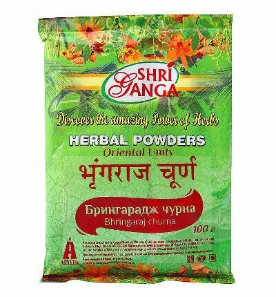 Брингарадж чурна (Bhringaraj churna) 100 г