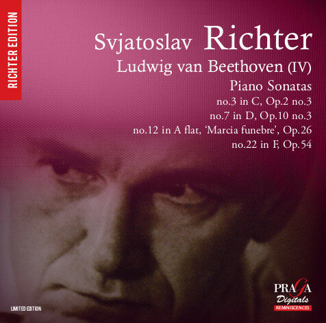 Диск Ludwig Van Beethoven: Klaviersonaten 3 / 7 / 12 / 22. Svjatoslav Richter (1 CD)