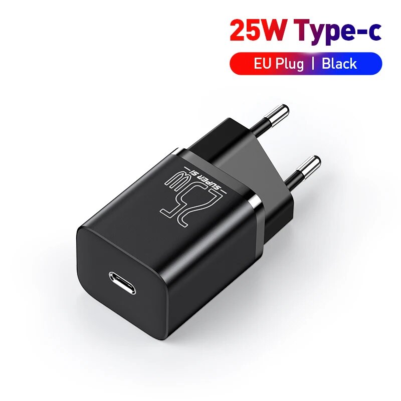 Портативное Зарядное Устройство Baseus 25W USB-C С Быстрой Зарядкой И Протоколом PD Для iPhone 15/14/13 Pro Max, Samsung S22